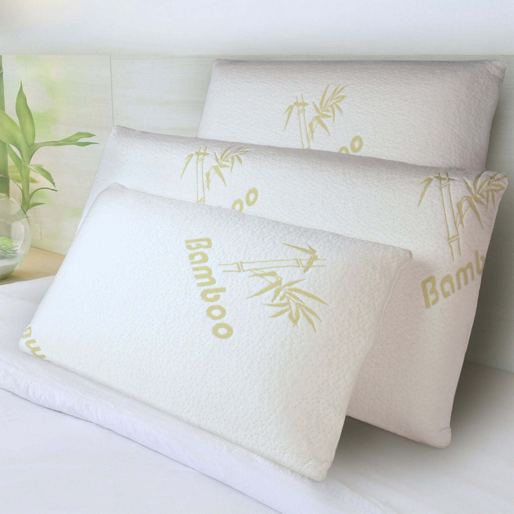 Oreiller Bamboo - Mémoire de forme, Déhoussable | SAMPUR